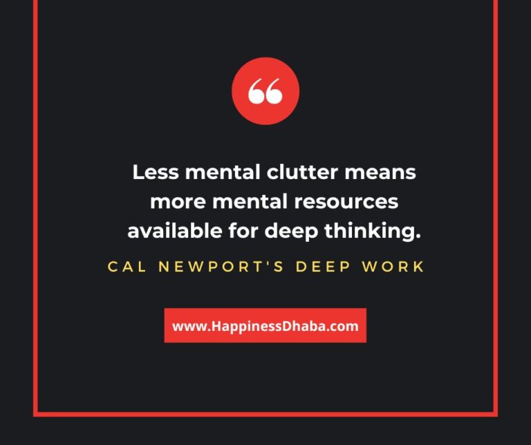 10 Best Deep Work Quotes from Cal Newport | HappinessDhaba