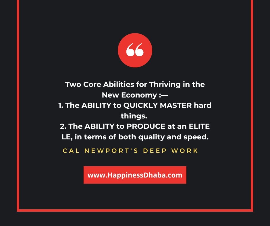 10 Best Deep Work Quotes from Cal Newport | HappinessDhaba