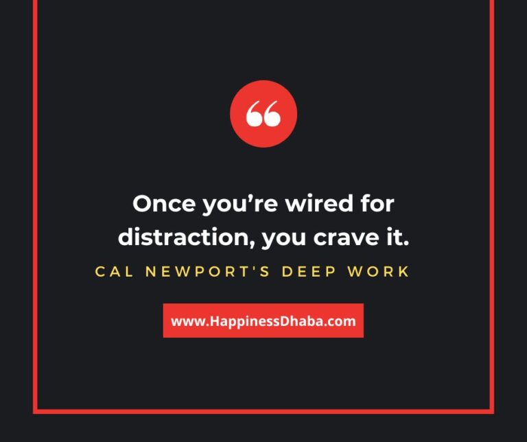 10 Best Deep Work Quotes from Cal Newport | HappinessDhaba