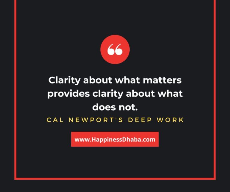 10 Best Deep Work Quotes from Cal Newport | HappinessDhaba