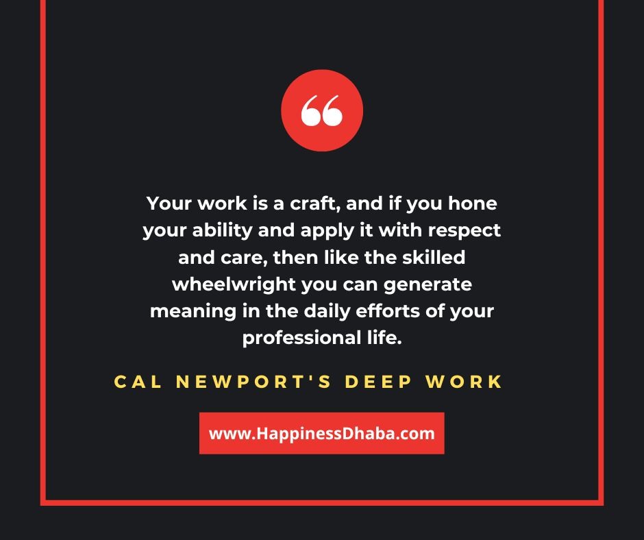 10 Best Deep Work Quotes from Cal Newport | HappinessDhaba